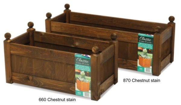 Garden Planter Troughs | AFK Marketing Ltd wooden garden furniture
